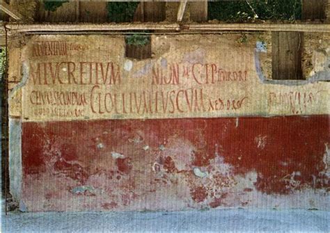 Art History Madness Graffiti From Pompeii