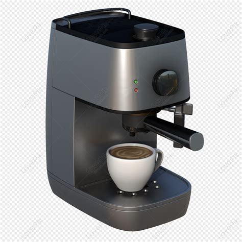 커피 머신 3d 모델입니다 Png 일러스트 무료 다운로드 Lovepik