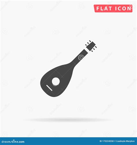 Lute Flat Icon Stock Illustration Illustration Of Jordan 175224558
