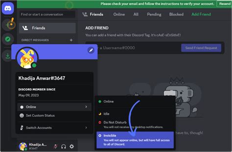 How To Be Invisible On Discord