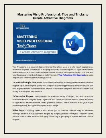 Mastering Visio Professional Tips And Tricks To Create Attractive Diagrams