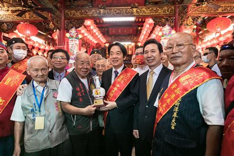 出席全國城隍大會師「浯島城隍廟祝壽參香祈福」 副總統祈願臺灣國泰民安 風調雨順 總統府新聞 新聞與活動｜中華民國總統府