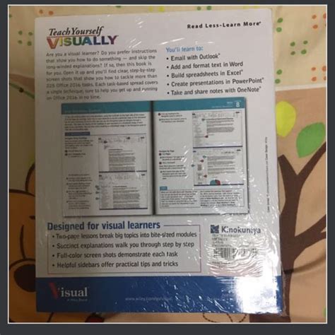 Microsoft Office 2016 Teach Yourself Visually Hobbies And Toys Books