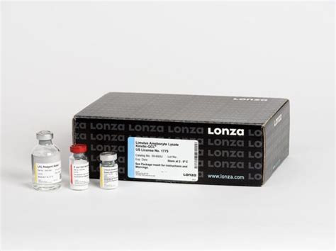 Lonza Kinetic Chromogenic Lal Assay For Endotoxin Detection For 192 Tests Assay Sensitivity 0