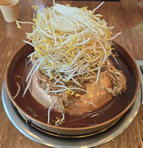 은평구 북한산 맛집 산더미숙주와 불고기 주는 막국수 지축 북한산막국수 네이버 블로그