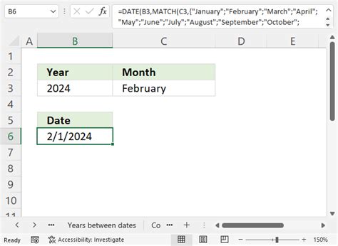 How To Use The YEAR Function
