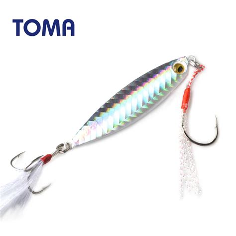 Toma 1pcs Micro Lead Metal Jig Fishing Lure 7g 10g 15g Slow Pitch