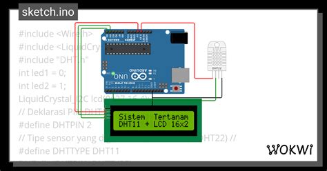 Latihan Sensor Suhu Dan Kelembapan Copy Wokwi ESP STM Arduino Simulator