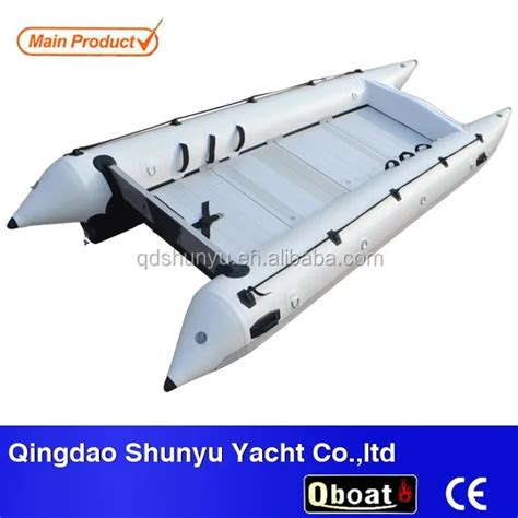 Inflatable Speed Folding Catamaran Rubber Boat For Sale