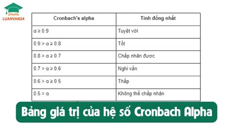 Hệ Số Cronbach Alpha Là Gì Cách Tính Và 5 Mức độ Giá Trị Phải Biết
