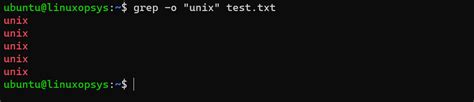 using grep to count number of match