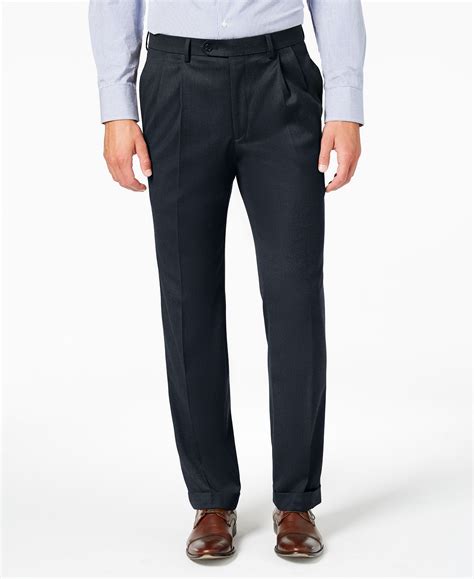 Lauren Ralph Lauren Classic Fit Ultraflex Stretch Micro Twill Pleated