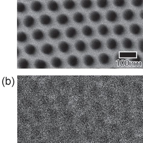 A Surface Sem Image Of Alumina Mask B Surface Sem Image Of Iron
