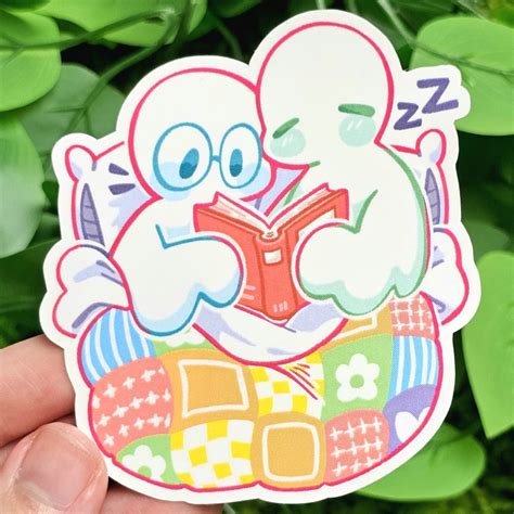 Ghost Date Stickers Masc X Masc Milky Tomato