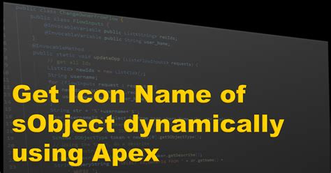 How To Get Sobject Tab Icon Dynamically In Salesforce Apex Class