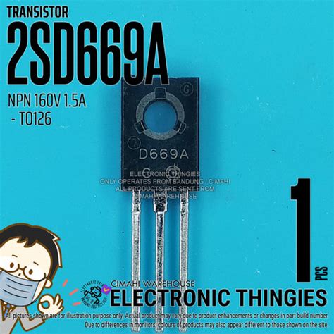 Jual 2sd669a To126 Transistor Npn 2sd669 D669 Kota Cimahi