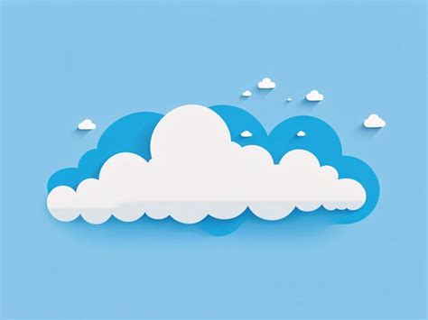 Selection Of Decorative Clouds In Flat Design Premium AI Generated Image