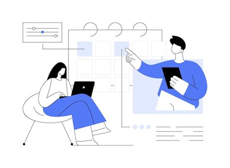 조직 추상 개념 벡터 일러스트 레이 션 프리미엄 벡터