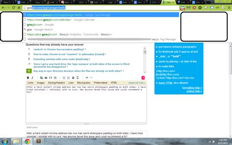 Browser Chrome Addressbar Dropdown Has Extra White Padding On Both