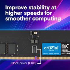 Crucial Unveils Next Gen DDR CUDIMM Memory Up To MT S Speeds In GB Kits GB Modules