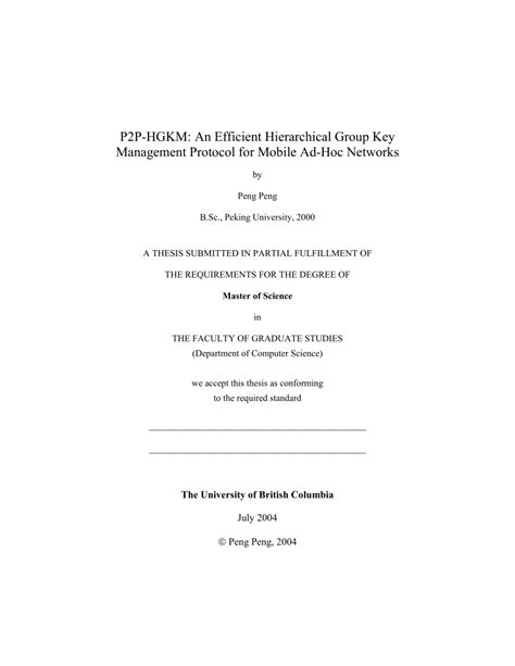 Pdf An Efficient Hierarchical Group Key Management Protocol For