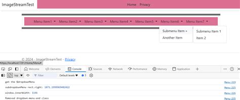 Javascript Dropdown Menu Goes Beyond Right Side Of Screen Stack Overflow