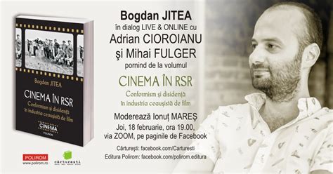 Bogdan Jitea în dialog live online cu Adrian Cioroianu și Mihai