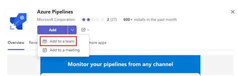 Integrar O Microsoft Teams Azure Pipelines Microsoft Learn