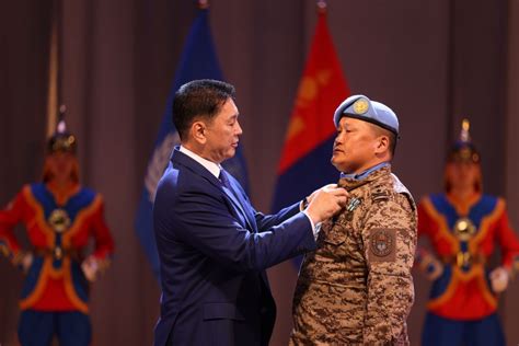 БНӨСУ д Энхийг сахиулах ажиллагаанд үүрэг гүйцэтгэсэн 14 дүгээр ээлжийн цэргийн багийн бие