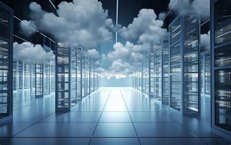 premium ai image embracing the cloud for endless data