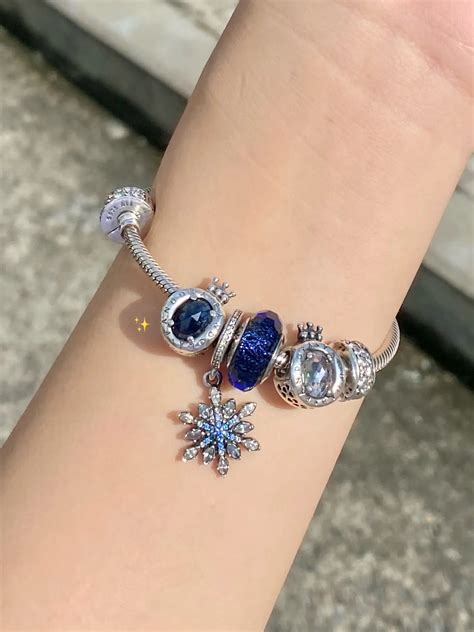 ️รีวิว Pandora เซ็ทสีน้ำเงิน เด่นแบบตะโกนนน📢📢 แกลเลอรีที่โพสต์โดย