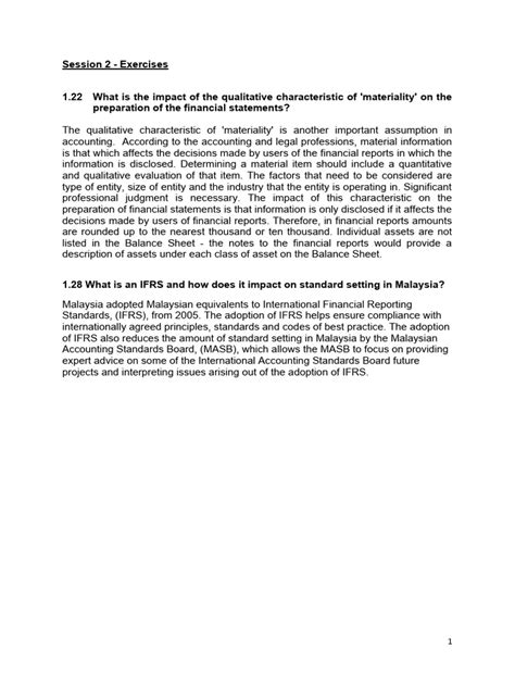 Session 2 Analysing And Recording Transactions 1 Pdf Financial Statement International