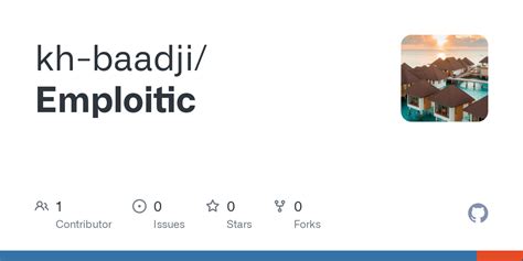 GitHub Kh Baadji Emploitic