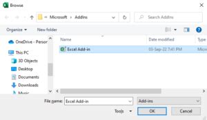 Add Ins In Excel How To Add Enable Disable Step By Step