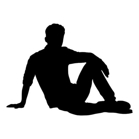 Premium Vector Black Man Silhouette
