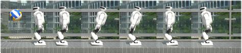the standing balancing experiment setup the first row is the robot