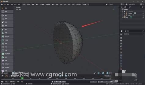 Blender怎么建立使用镜像功能 Blender教程 Cg教程 摩尔网cgmol