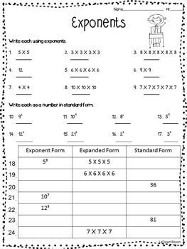 Exponents Bundle By Math From My Angle Teachers Pay Teachers