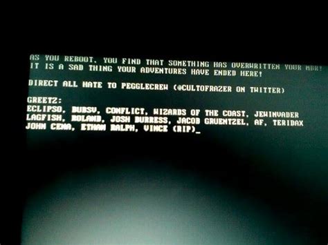 Counterstrike Hacking Tool Overwrites Cheaters Hard Drive Mbr