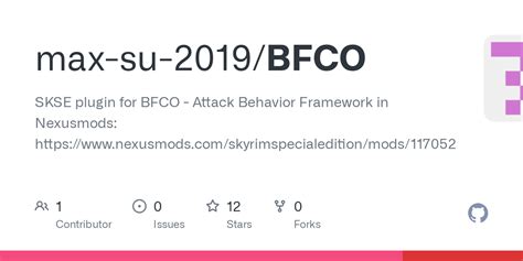 Github Max Su 2019bfco Skse Plugin For Bfco Attack Behavior