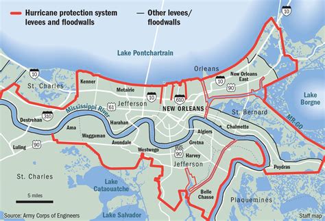 Great Wall Of Louisiana 17 Years After Katrina New Orleans Levee