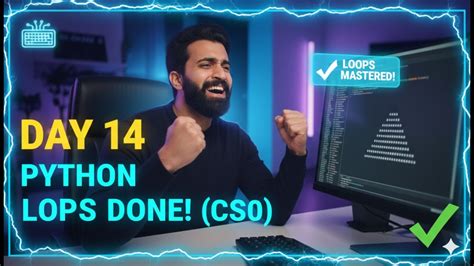 Day 14 Coding Cs50 Python Building Logic With Python Loops Youtube