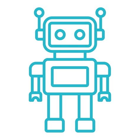 Premium Vector Robot Icon