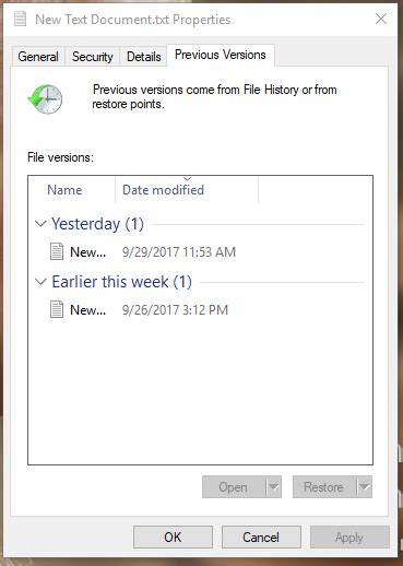 How To Make The Best Use Of Windows Previous Versions