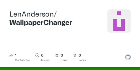 Github Lenanderson Wallpaperchanger