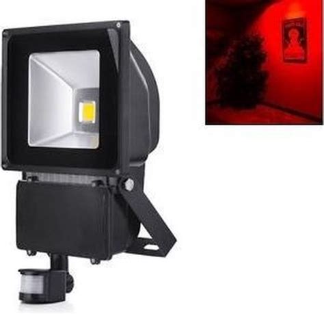 Led Bouwlamp Rood Watt Sensor Bol