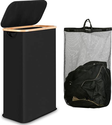 Iegrow 60l Slim Laundry Hamper With Lid Hampers For Laundrynarrow