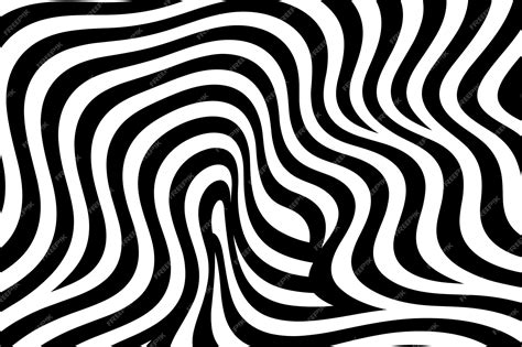 Premium Vector Seamless Pattern Optical Illusion Vector Background