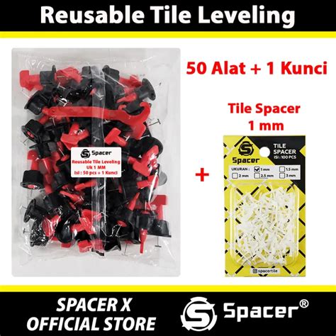 Alat Perata Pasang Keramik Granit Paket Tile Spacer Mm Mm Mm Mm Reusable Tile Leveling