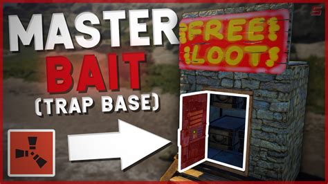 Rust The Master Bait Trap Base Rust Trap Base Gameplay Youtube